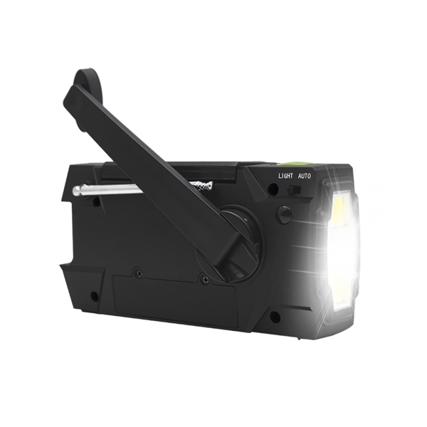 Hand Crank Radio with Solar Panel, 4000mAh | Power Home